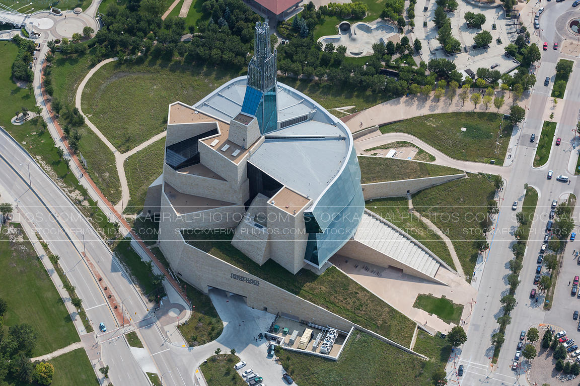 Aerial Photo | Canadian Museum for Human Rights