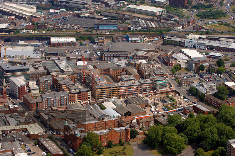 Images of Birmingham Photo Library Aerial view of Housing Development ...