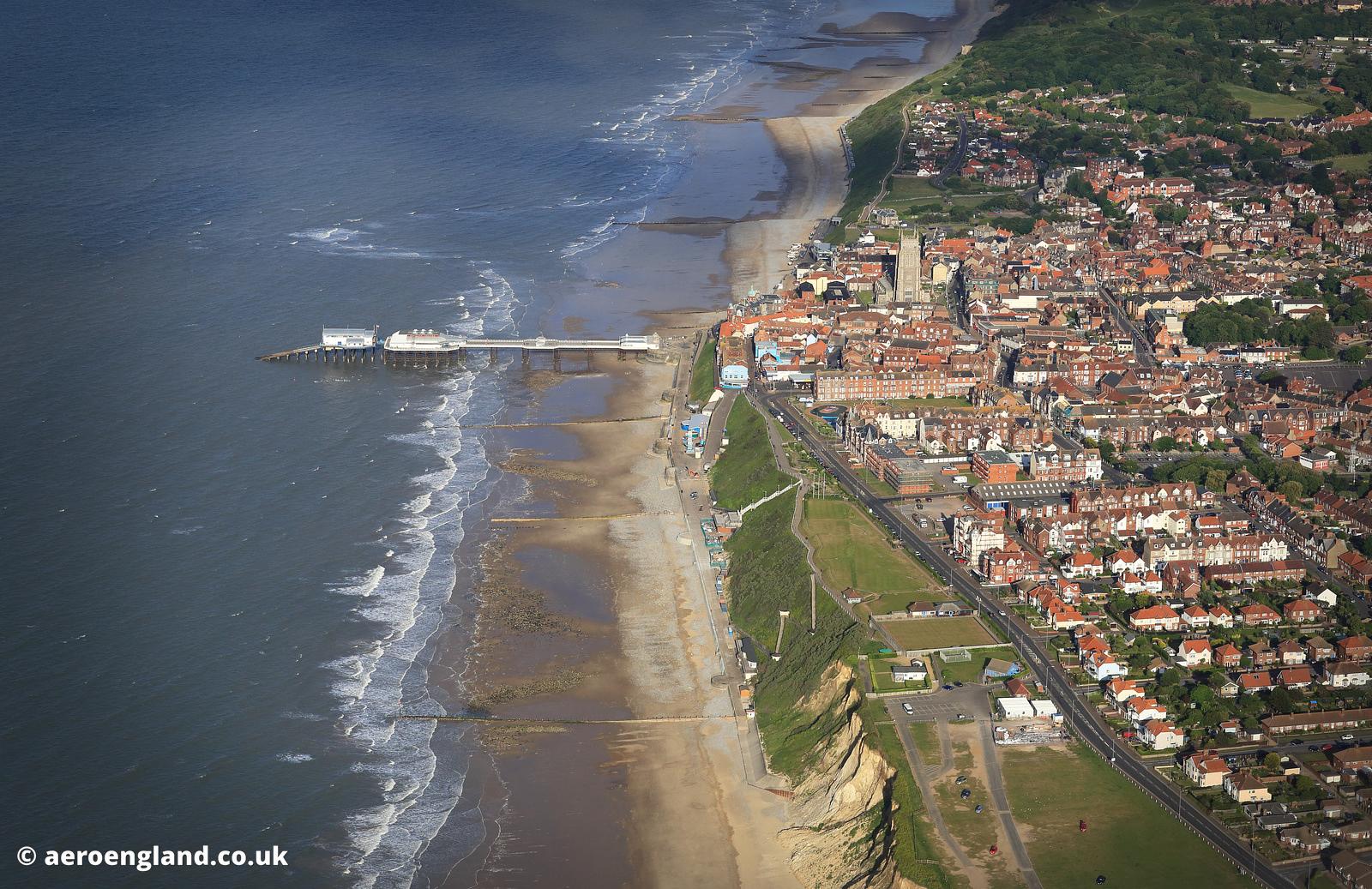 aeroengland | aerial photograph of Cromer Norfolk UK