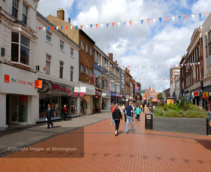 Images of Birmingham Photo Library Walsall town centre