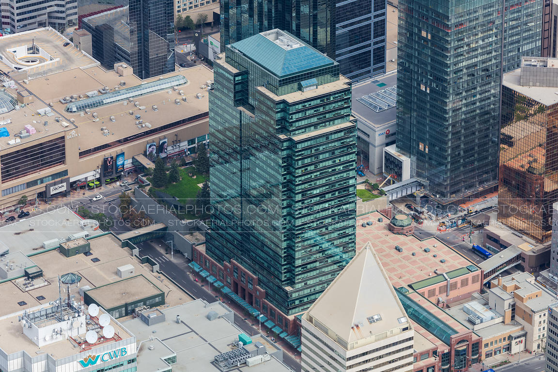 Aerial Photo | Commerce Place Tower, Edmonton