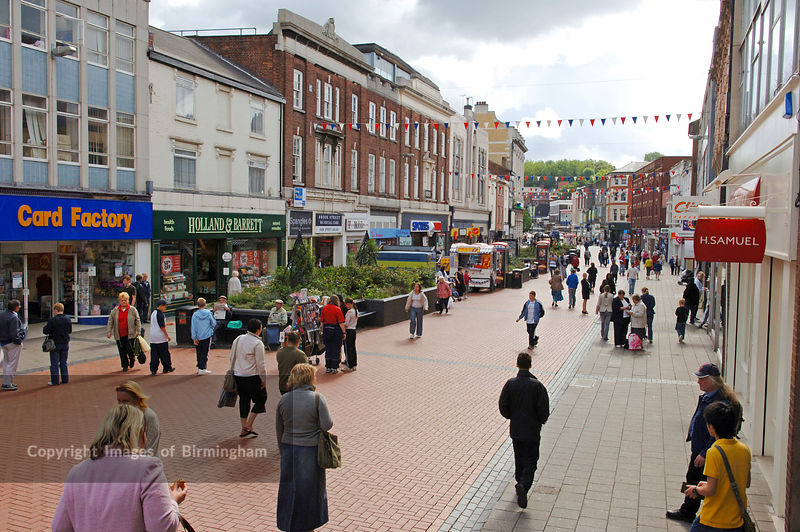 Images of Birmingham Photo Library Walsall town centre