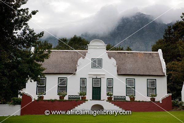 Photos and pictures of: Cape Dutch manor house, Rustenberg wine estate ...