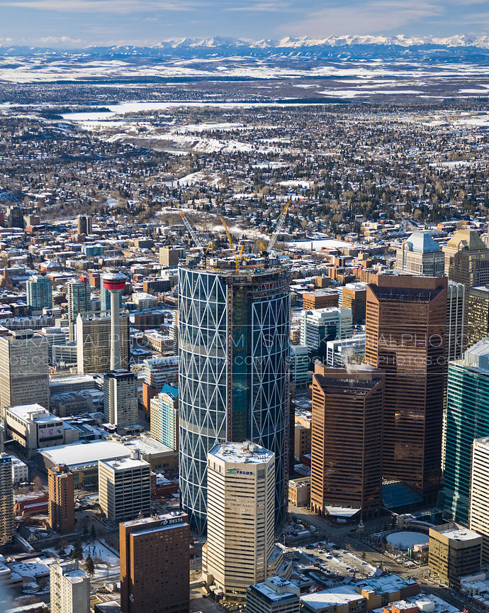 Aerial Photo | Downtown Calgary