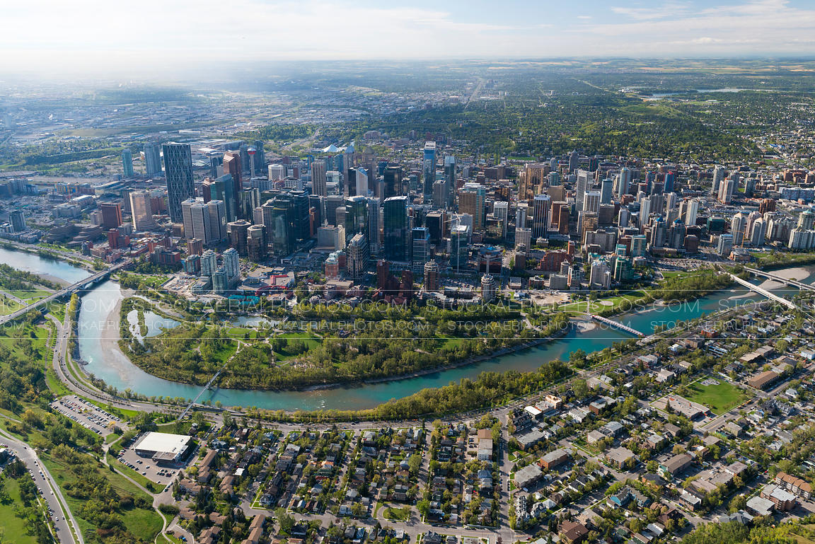 Aerial Photo | Calgary Skyline
