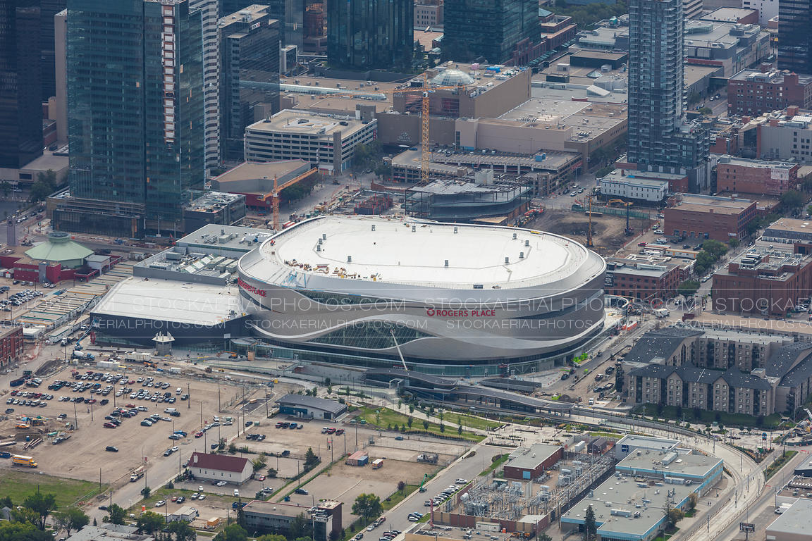 Aerial Photo | Rogers Place Arena