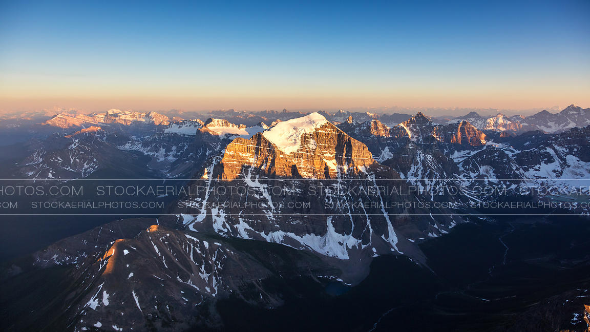 Aerial Photo | Mount Temple, Banff National Park