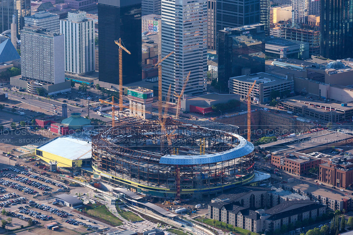 Aerial Photo | Rogers Place, Edmonton