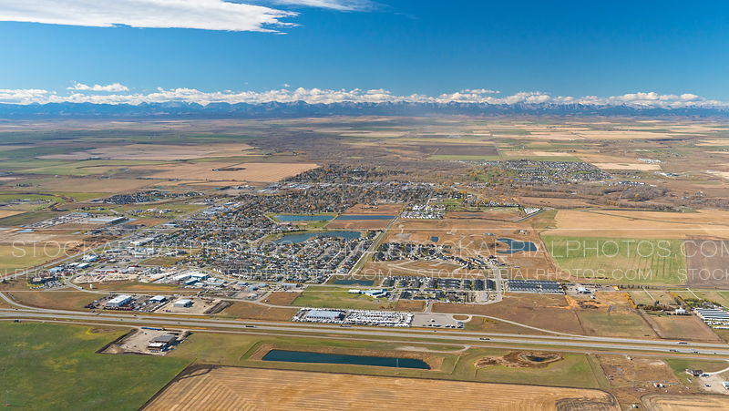 Stock Aerial Photos | High River, Alberta