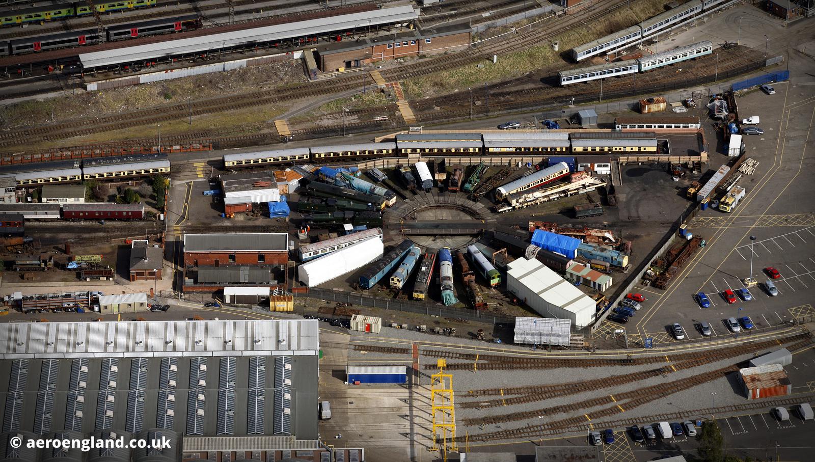 aeroengland | aerial photograph of the Tyseley Locomotive Works ...
