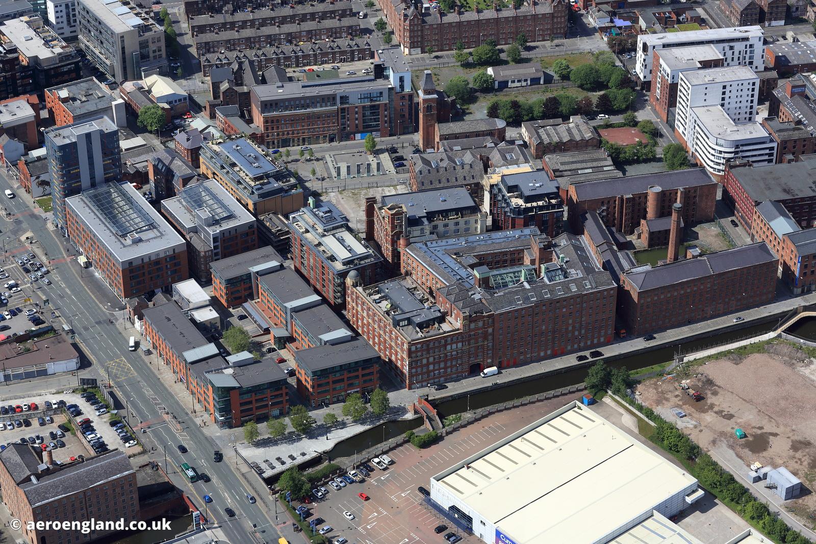aeroengland | aerial photograph of Royal Mills development Ancoats ...