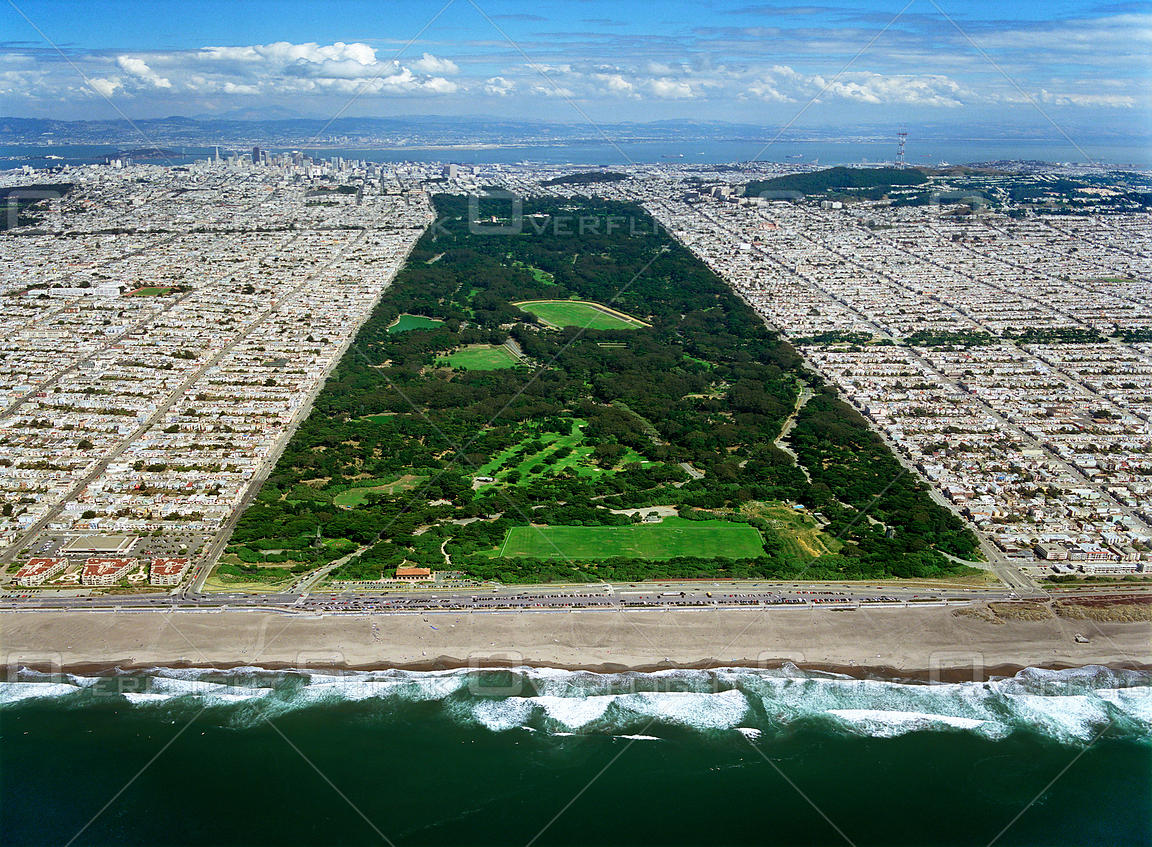 OverflightStock | Golden Gate Park in San Francisco California Aerial ...