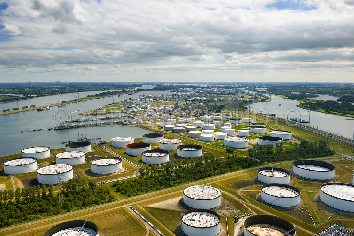 aerial photography of Europoort (Eurogate or Europort) Port Rotterdam ...