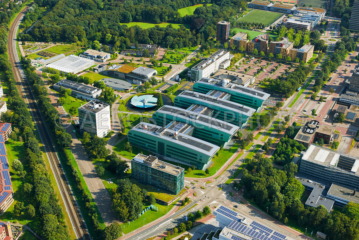 aerial photography of Radboud University Nijmegen is a public ...