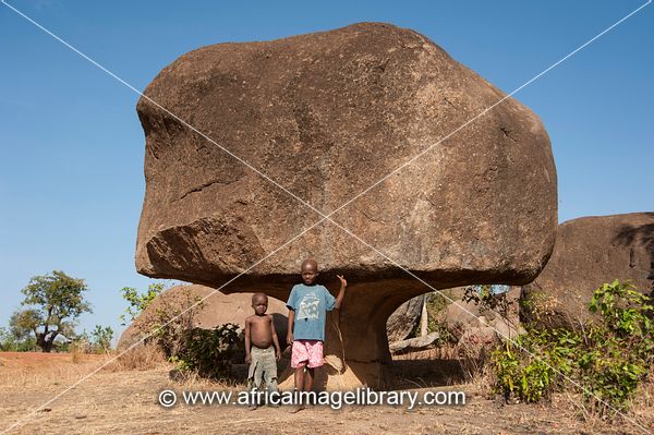 Photos and pictures of: Wuling mushroom rock, Ghana | The Africa Image ...