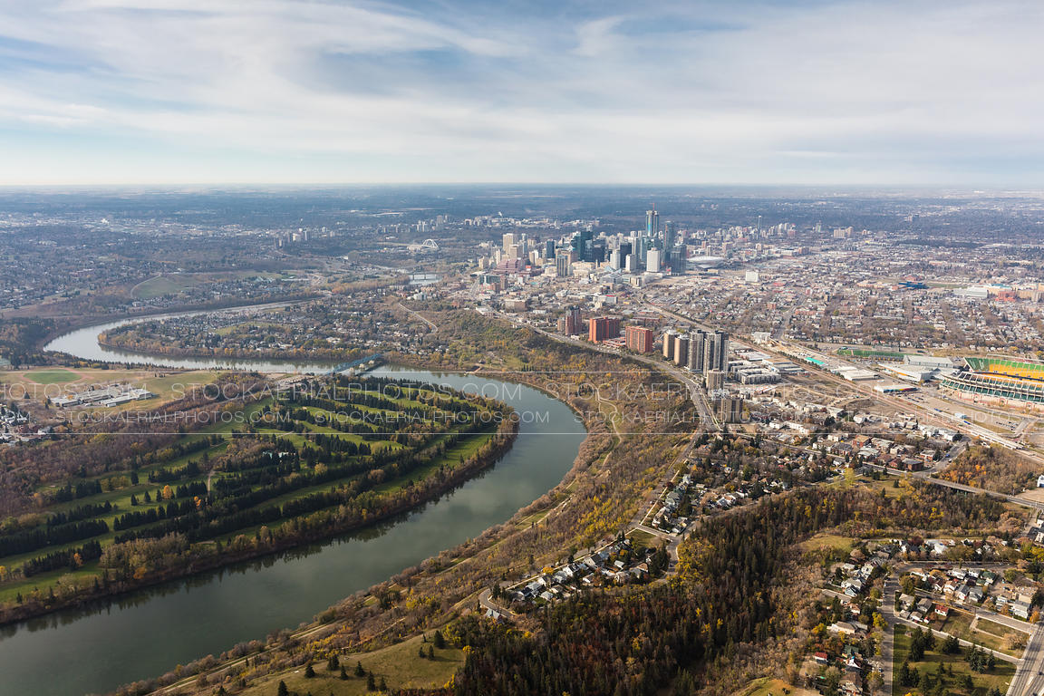 Aerial Photo | Edmonton Skyline