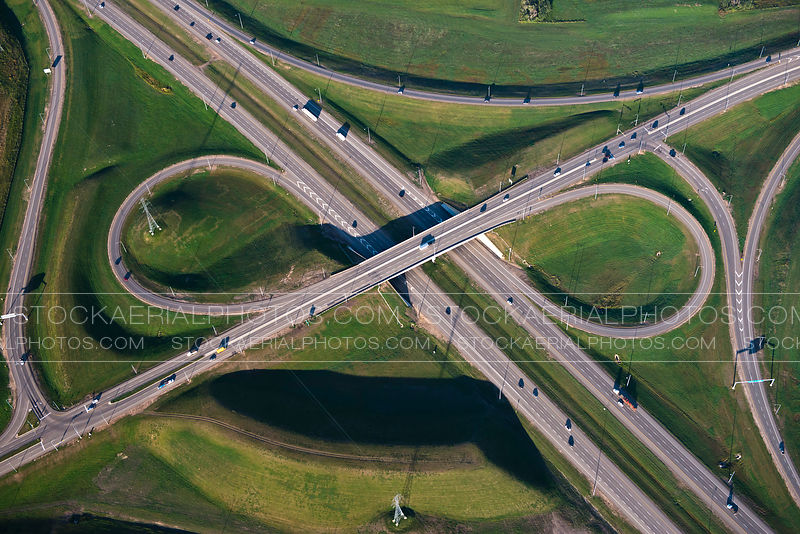 Aerial Photo | Anthony Henday Dr and Yellowhead Hwy Interchange, Edmonton