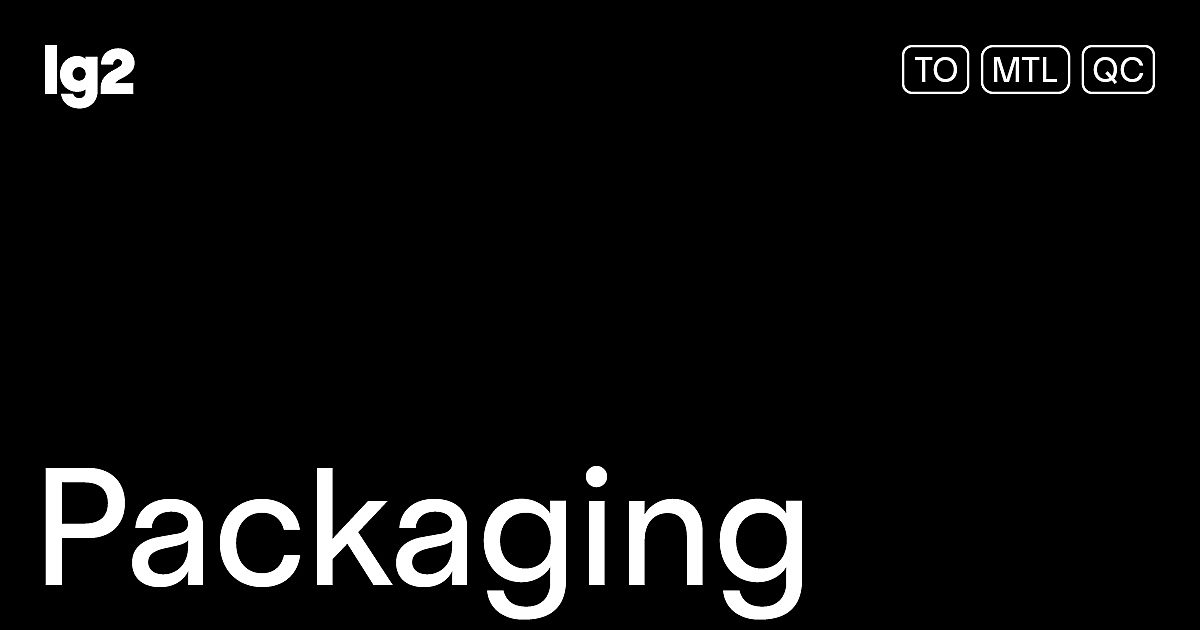 Packaging design | LG2