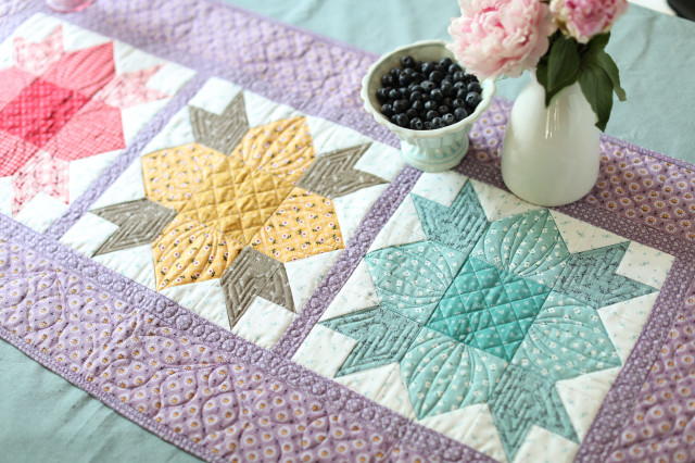 Baby Lock - Baby Lock Exclusive Riley Blake + Lori Holt Weathervane Table Runner & Cream Cindy's ...