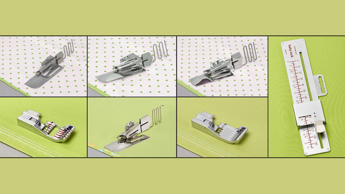 Baby Lock Accessory: 7-Piece Foot and Accessory Upgrade Kit