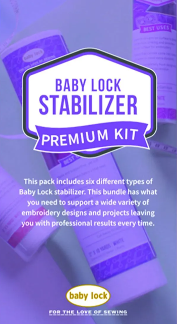 Baby Lock - Stabilizer Value Bundle - Premium Kit - 6 Stabilizers
