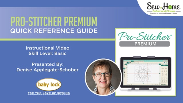Pro-Stitcher Webinar - Let's Set Some Triangles