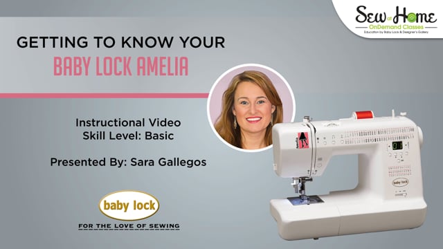 Baby Lock Machine: Amelia