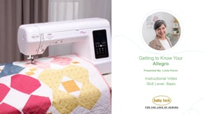 Baby Lock Allegro Sewing Machine