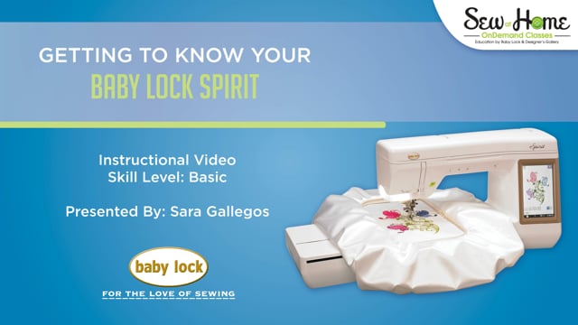 Baby Lock Machine: Spirit