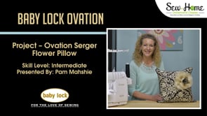 Project: Serger Embellished Pillow