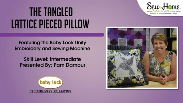 Project: Serger Embellished Pillow