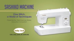 Sashiko Machine Basics