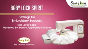 Baby Lock Machine: Spirit