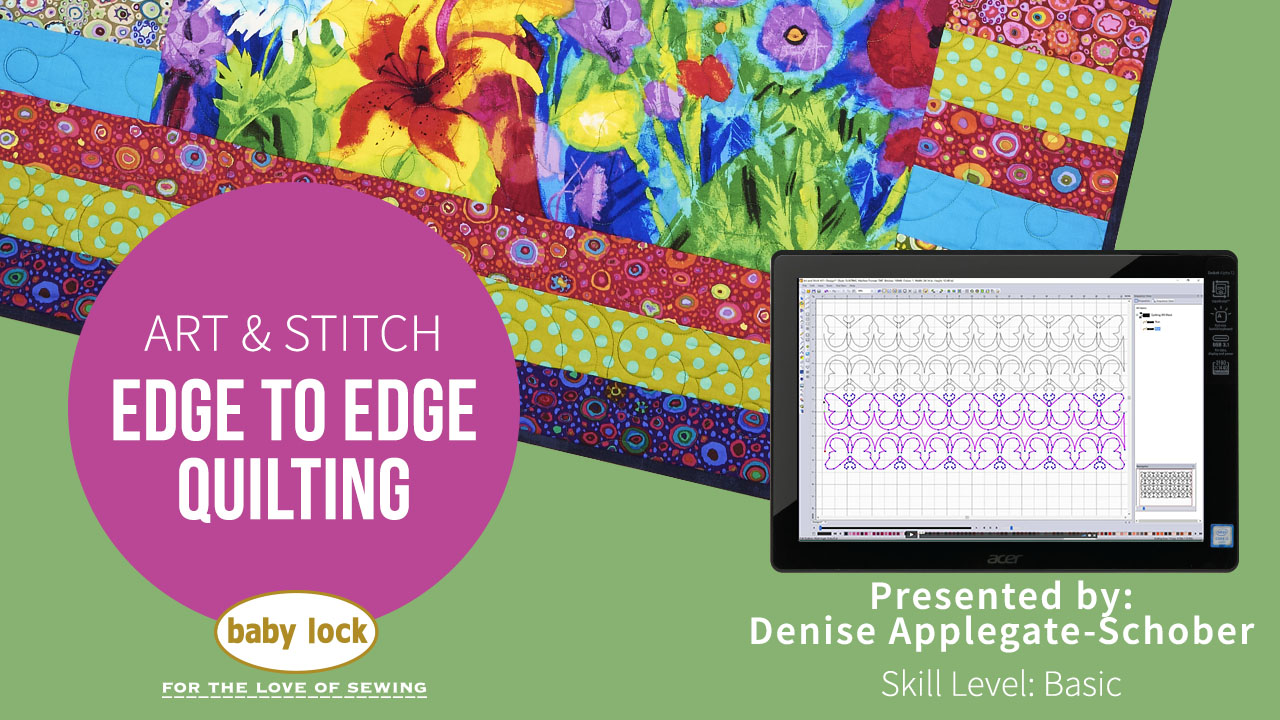 Art and Stitch: Edge to Edge Quilting