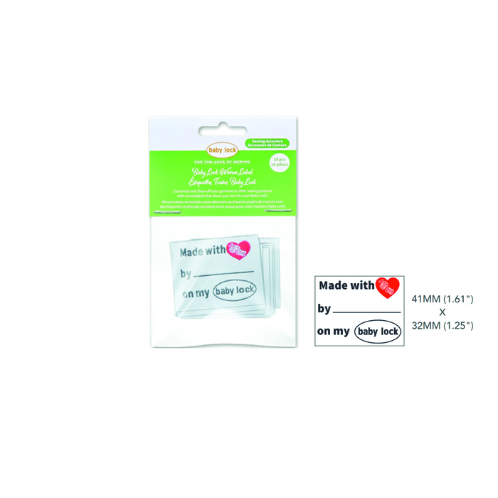 Baby Lock Woven Label