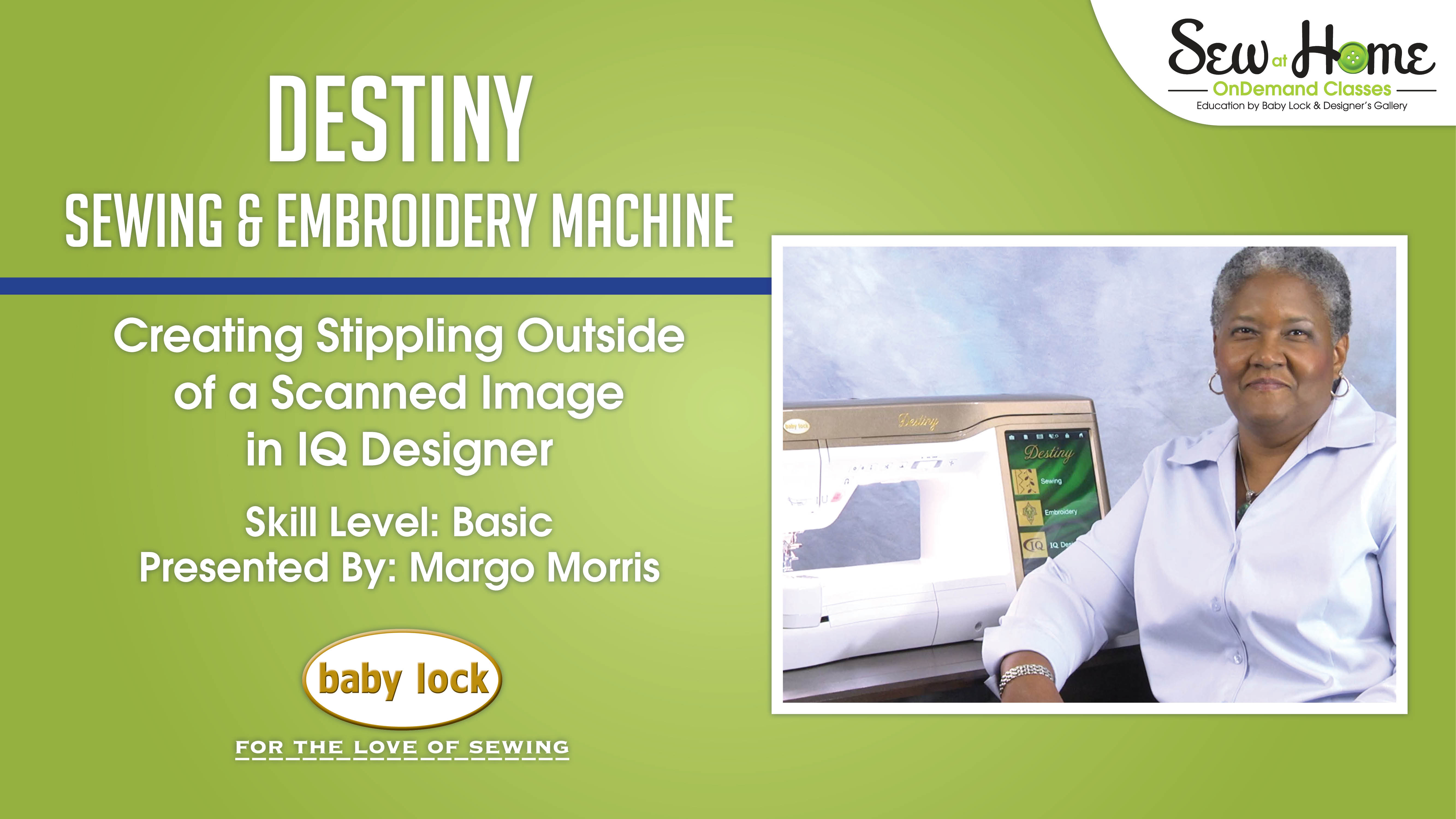 Destiny-Adding Fill Stitches with Line Art in IQ Designer