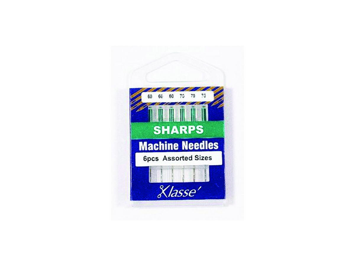 Klasse Sharp Needle Asst (X3 Ea) 60/8, 70/10, Bundle Of 5