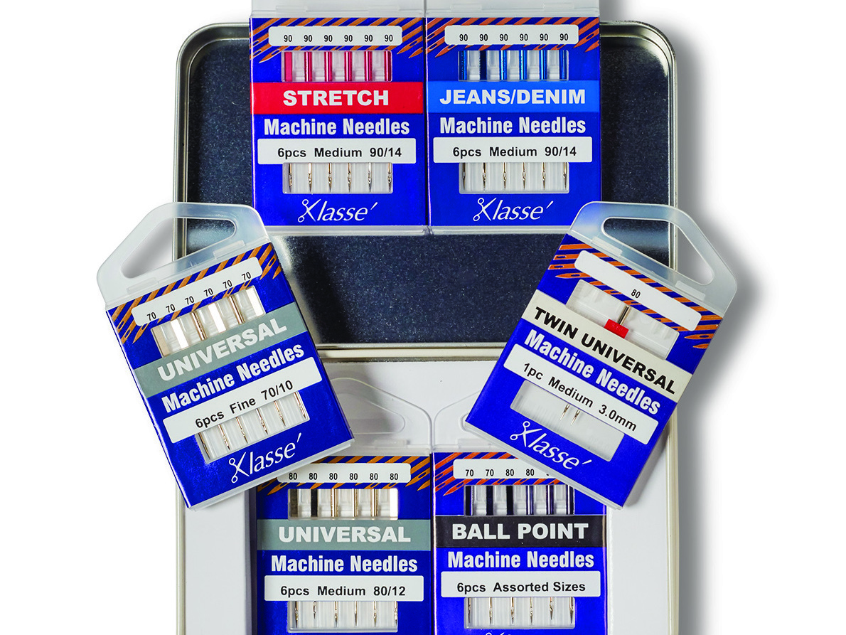 Klasse 6Pc Garment Maker Needle Variety Tin