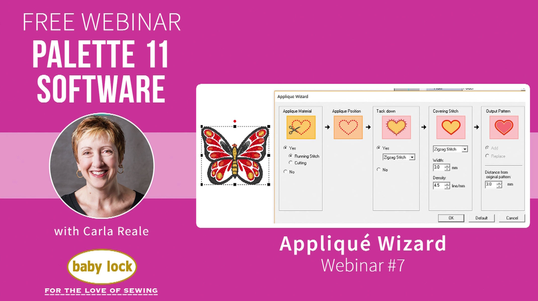 Baby Lock - Palette 11 Webinar #7- Applique Wizard