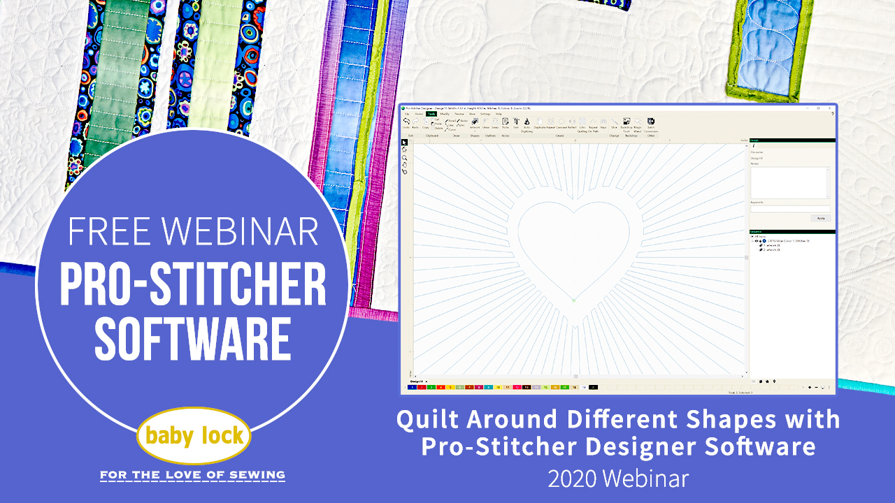 Quilt Around Different Shapes with Pro-Stitcher Designer Software