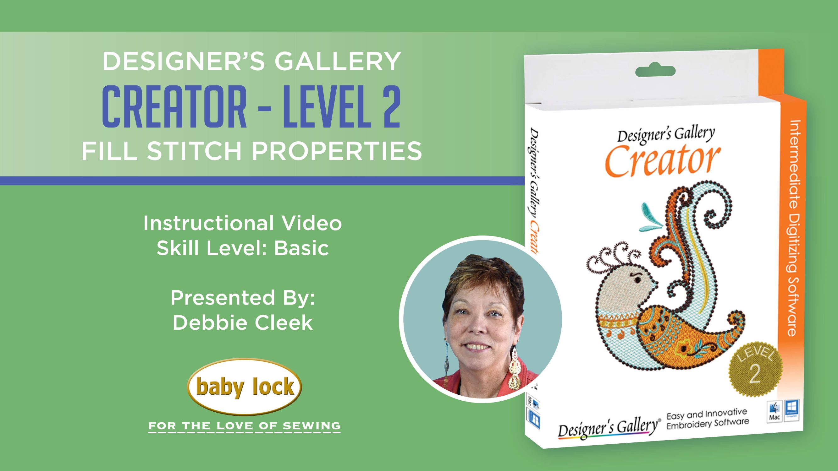 Creator Level 2 - Fill Stitch Properties