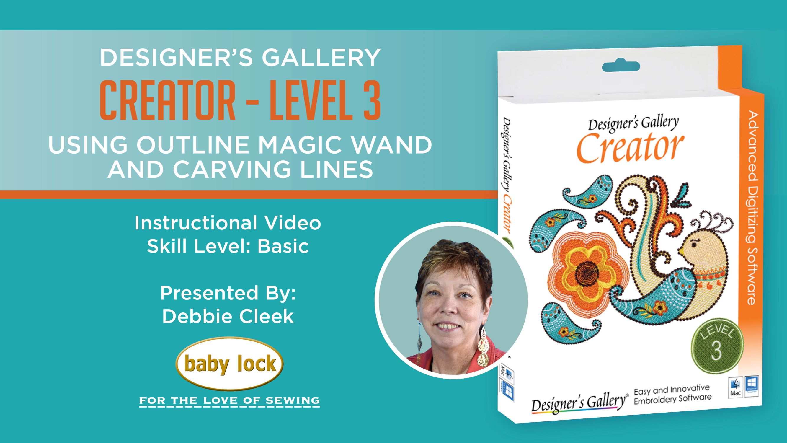 Creator Level 3 - Using Outline Magic Wand & Carving Lines