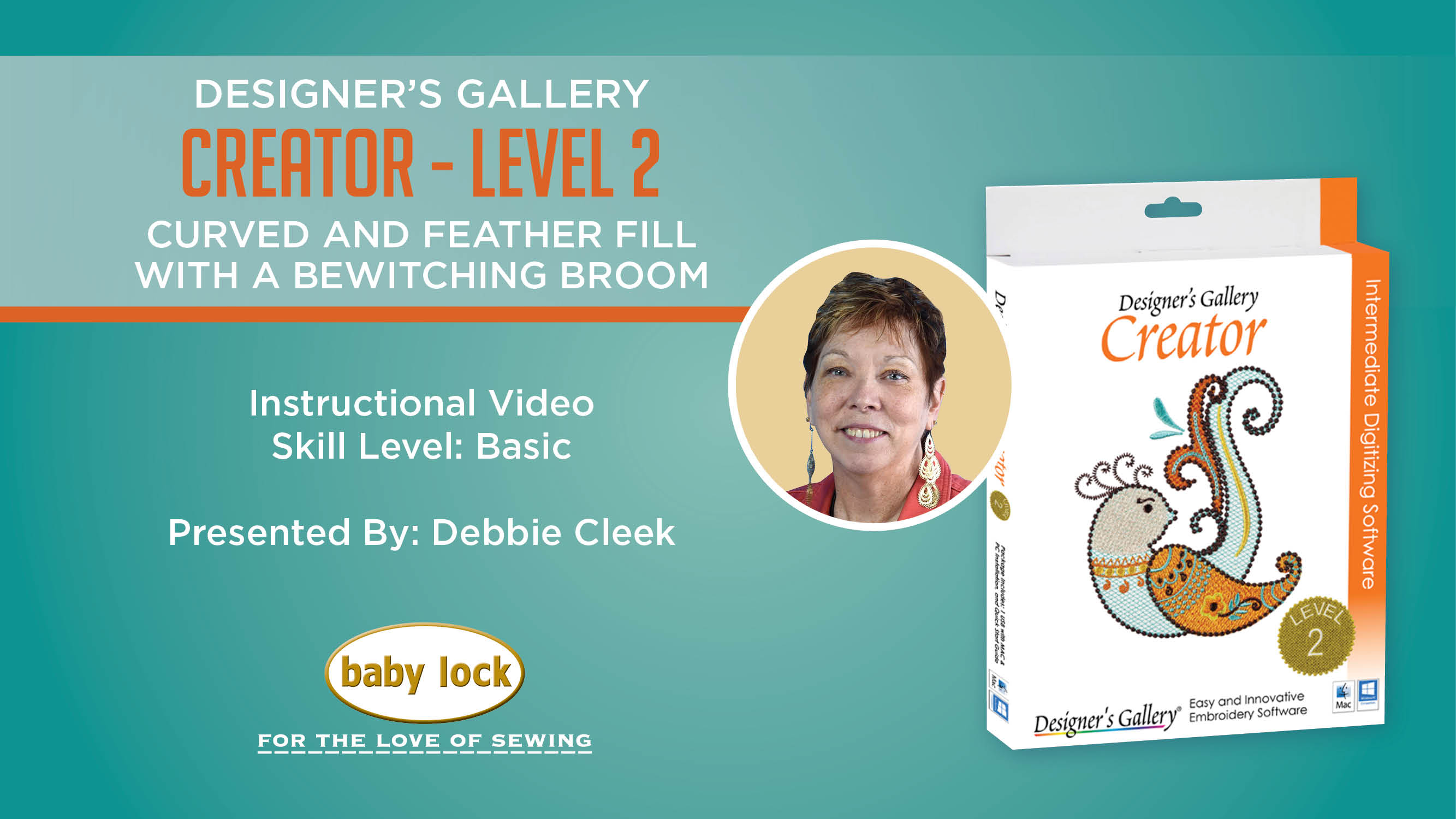 Creator Level 2 Webinar - Curved and Feather Fill with a Bewitching Broom