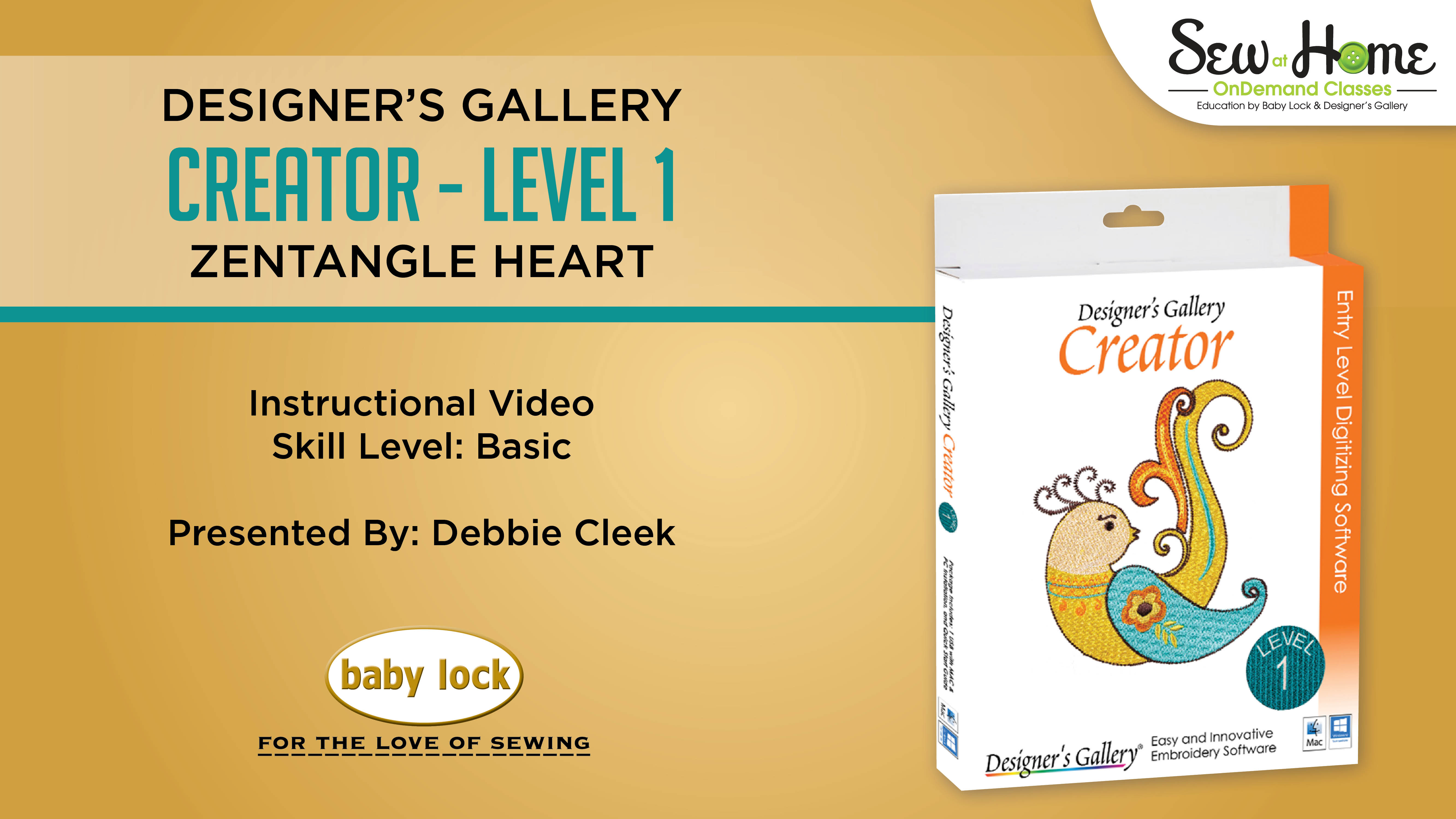 Creator Level 1 – Zentangle Heart