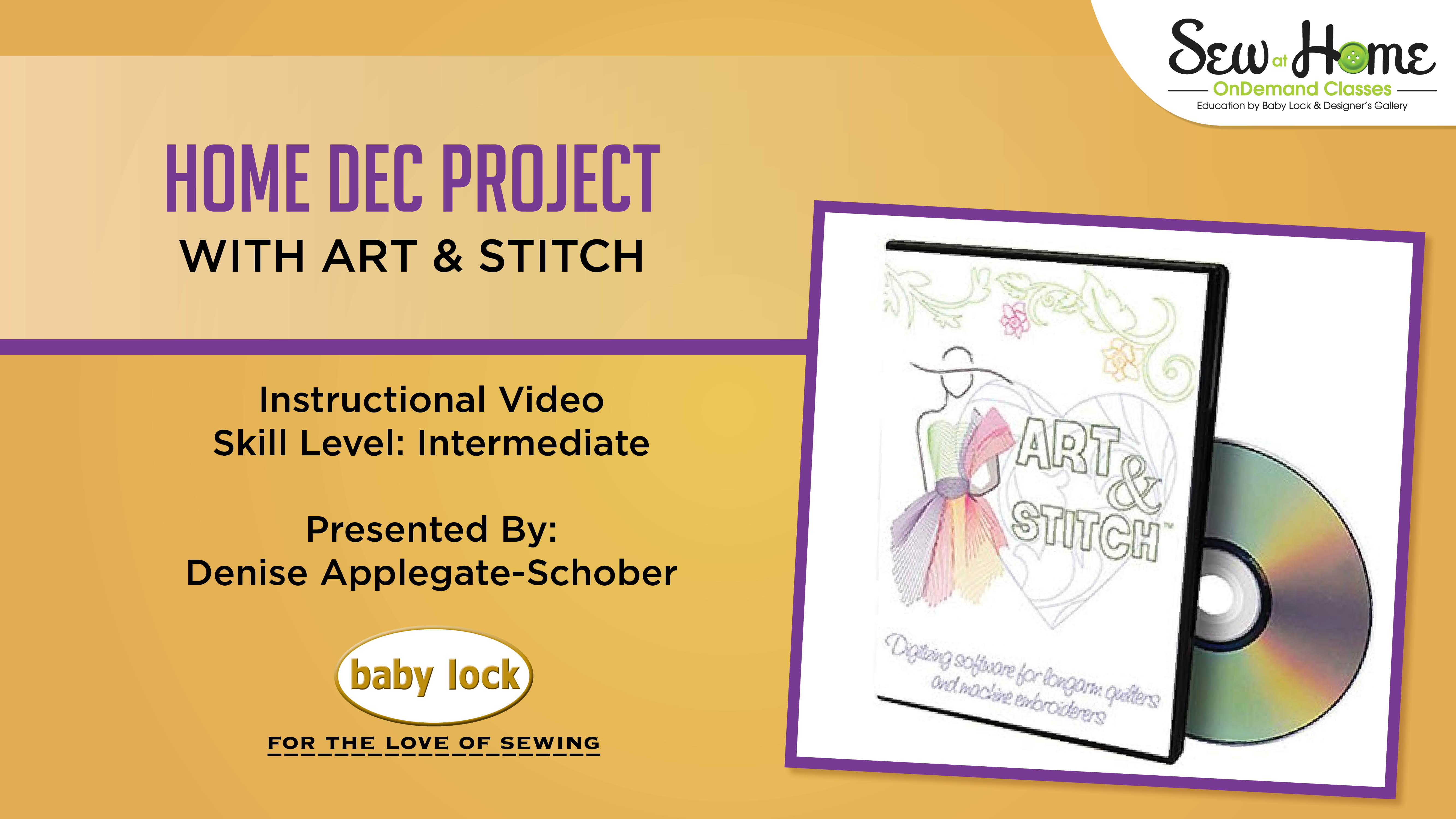 Home Dec Project with Art & Stitch