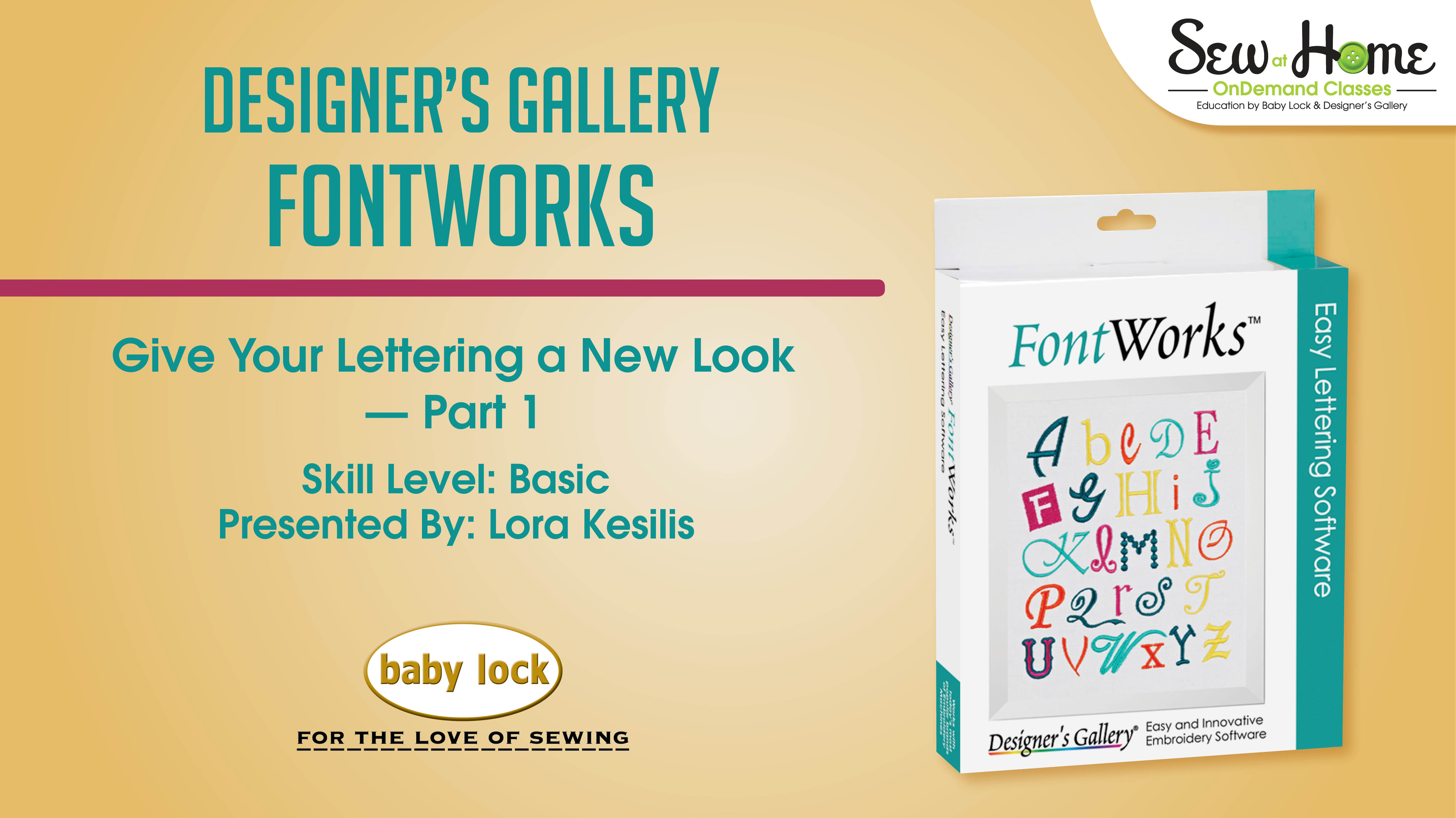 FontWorks – Give Your Lettering a New Look Part 1