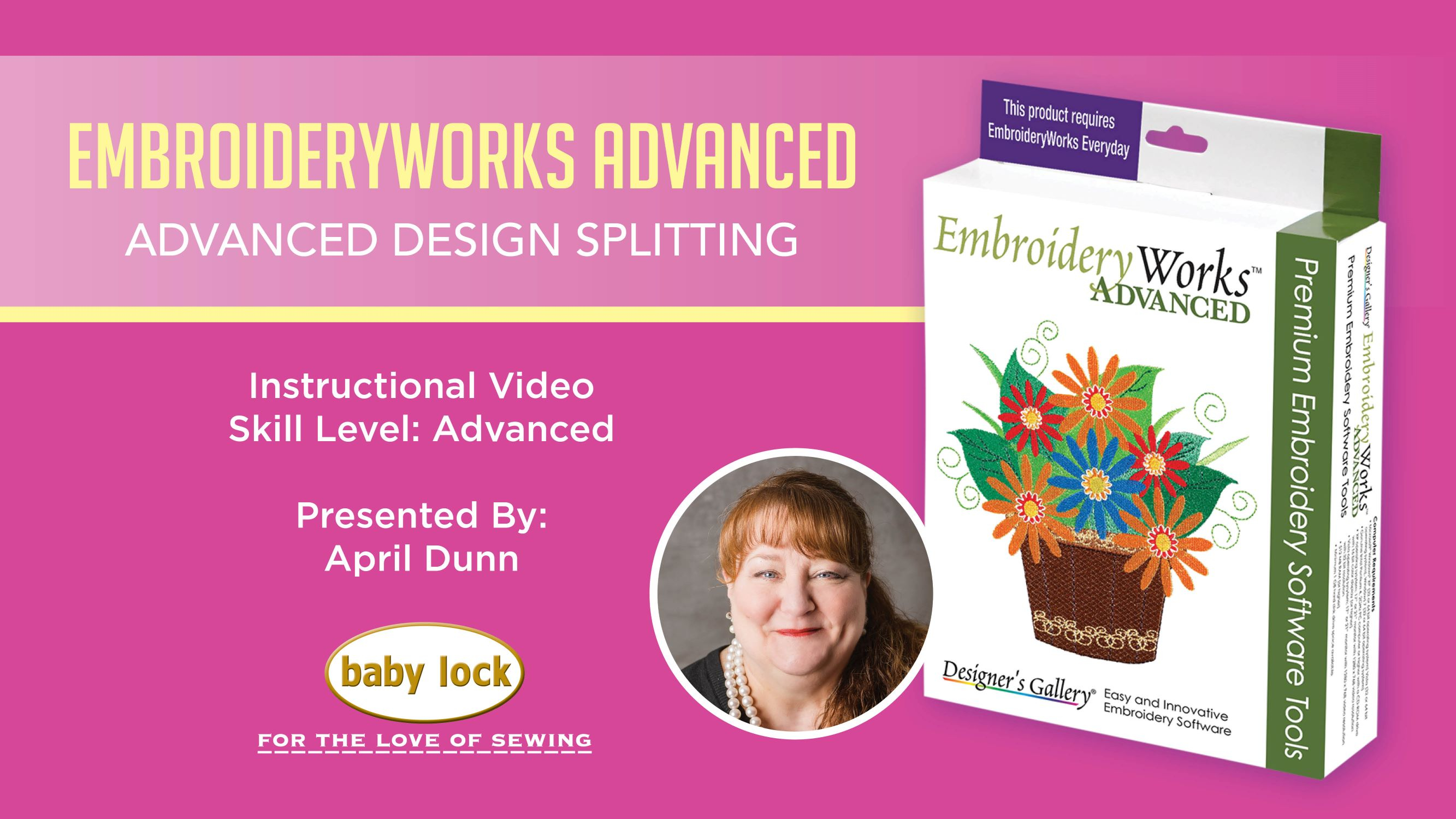 EmbroideryWorks Advanced – Advanced Design Splitting