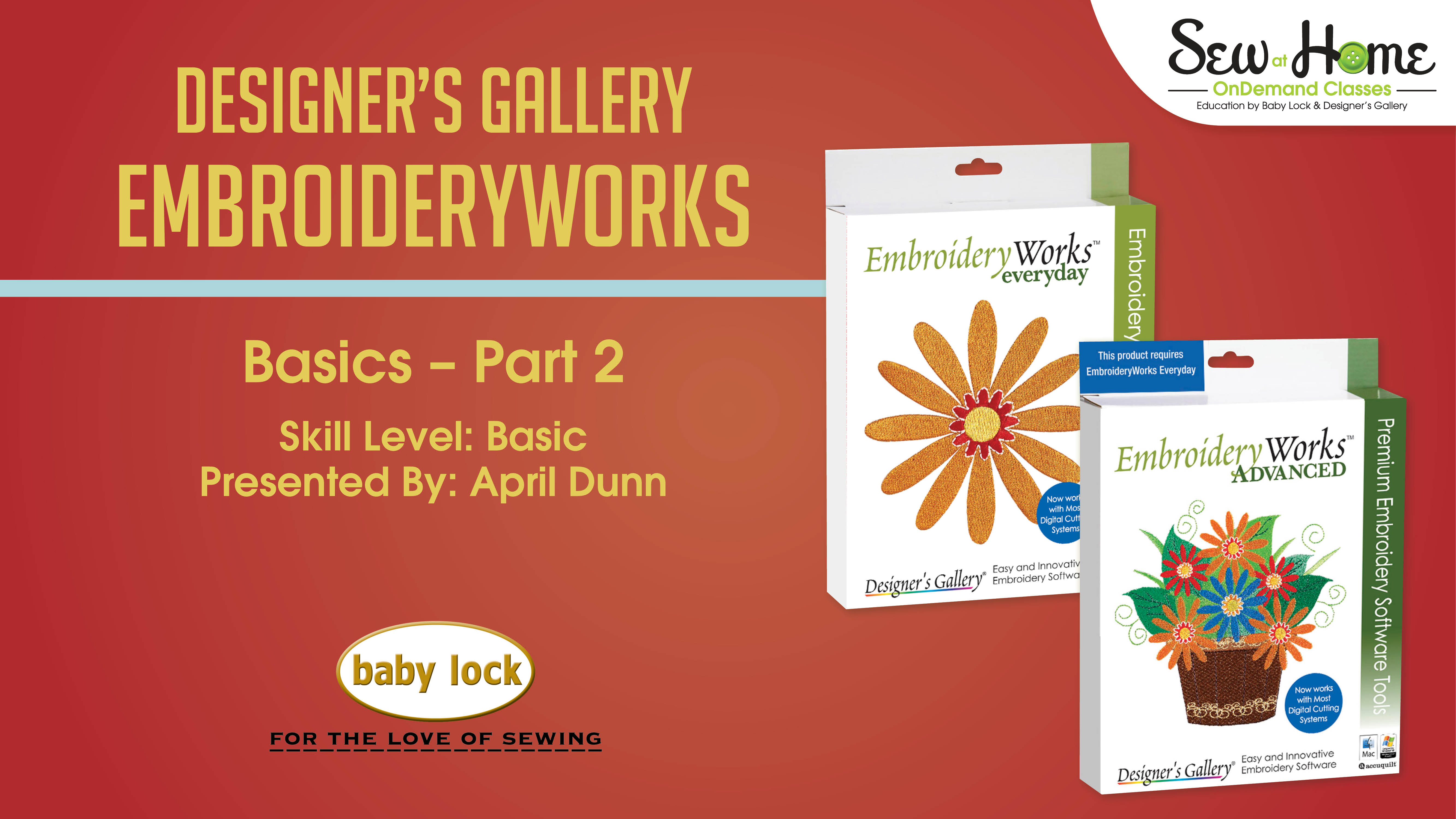 EmbroideryWorks Basics - Part II