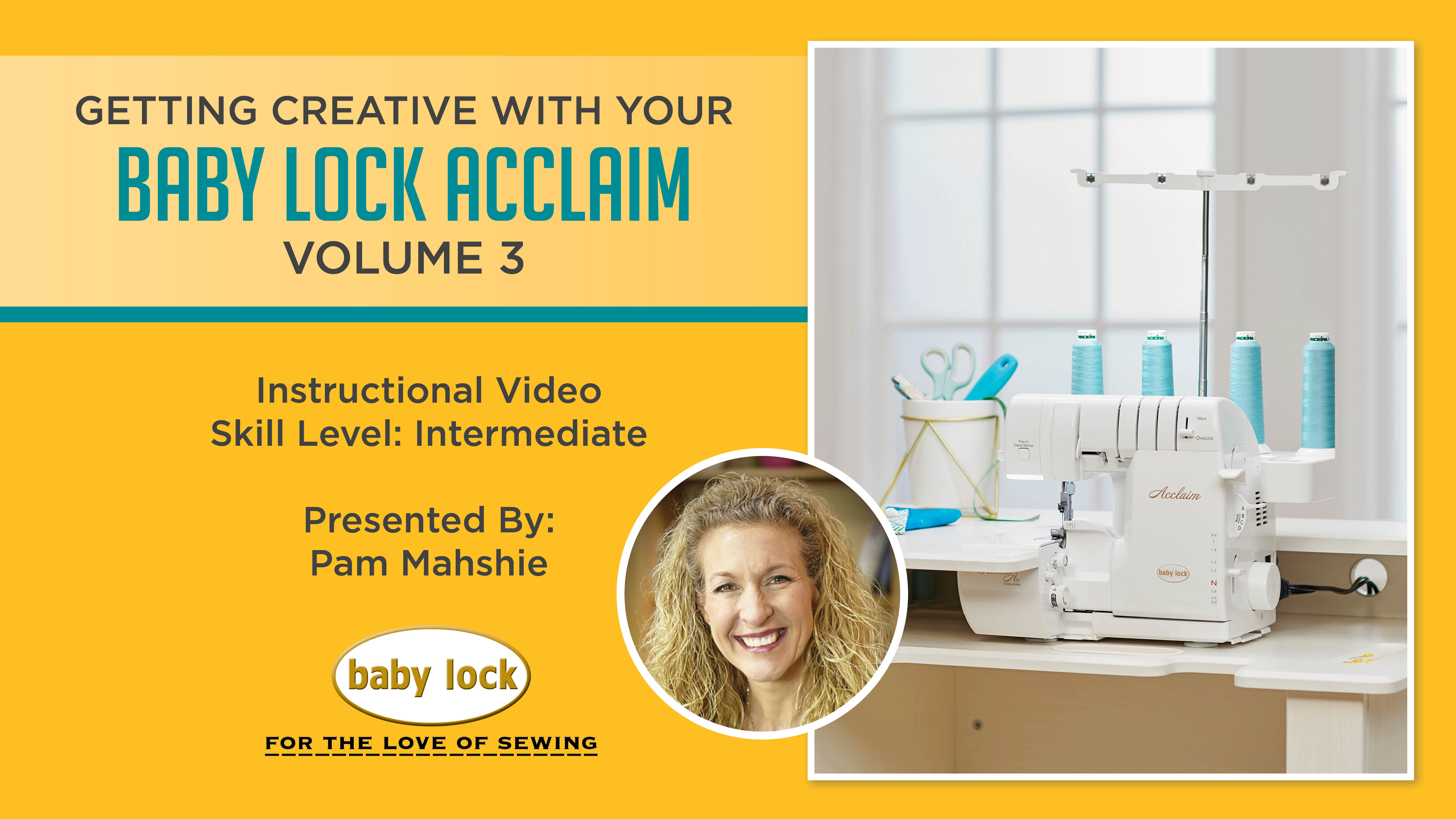 Getting Creative with Your Baby Lock Acclaim - Volume 3 - Flatlock Wave ...