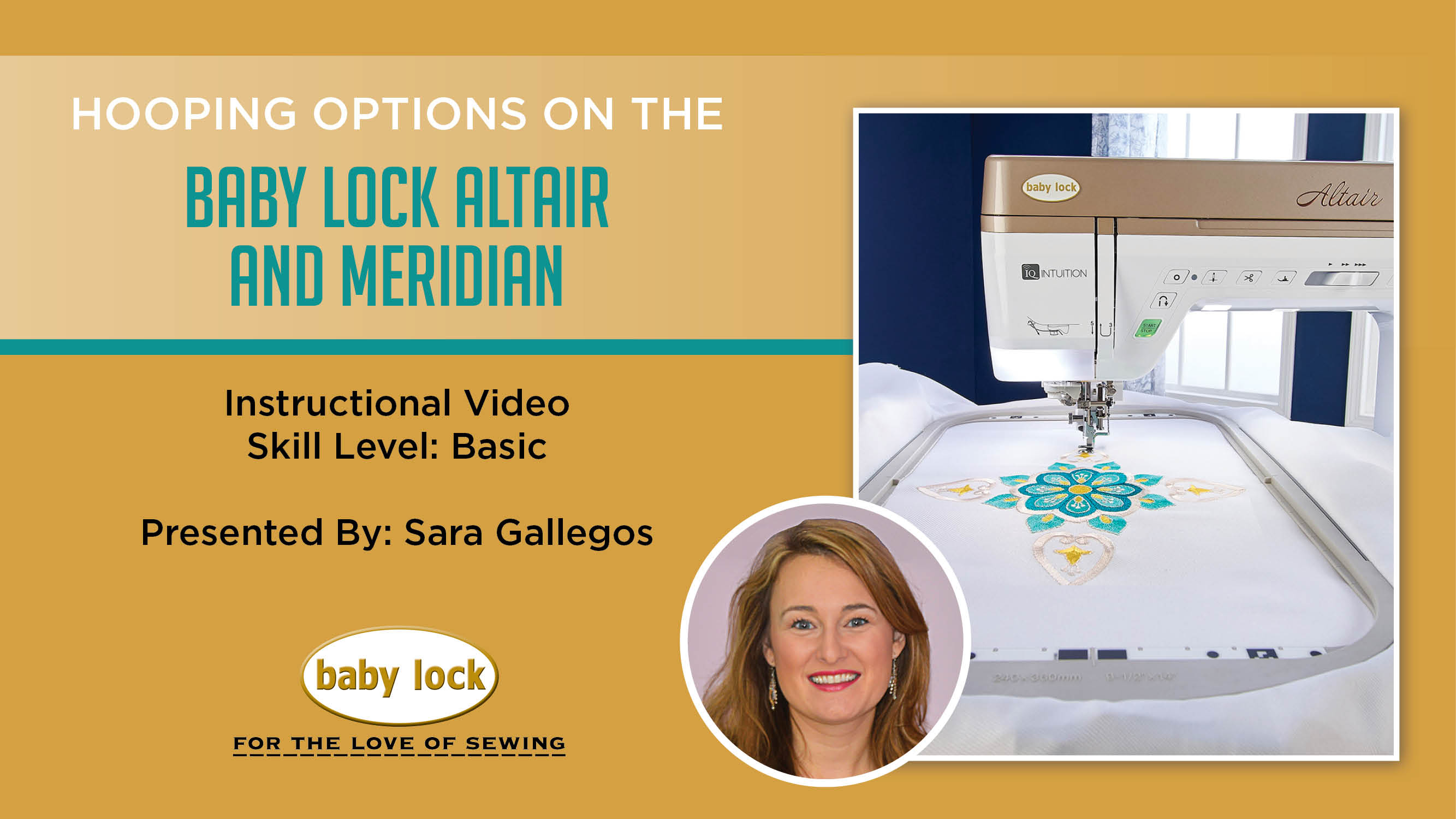 Hooping on the Baby Lock Altair and Meridian